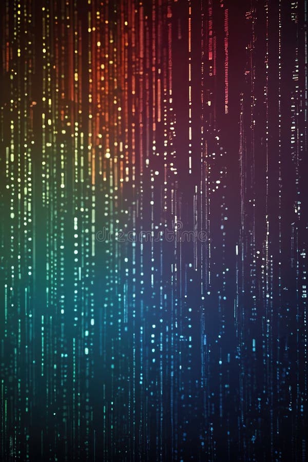 Digital Pixelated or Bit Patterns Symbolizing Data and Communication ...