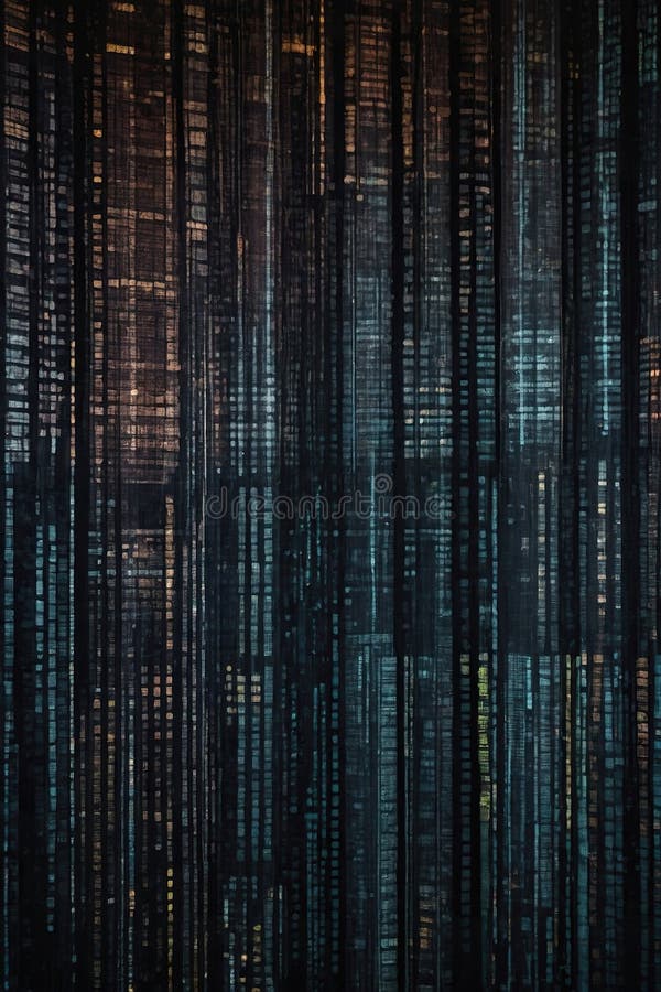 Digital Pixelated or Bit Patterns Symbolizing Data and Communication ...