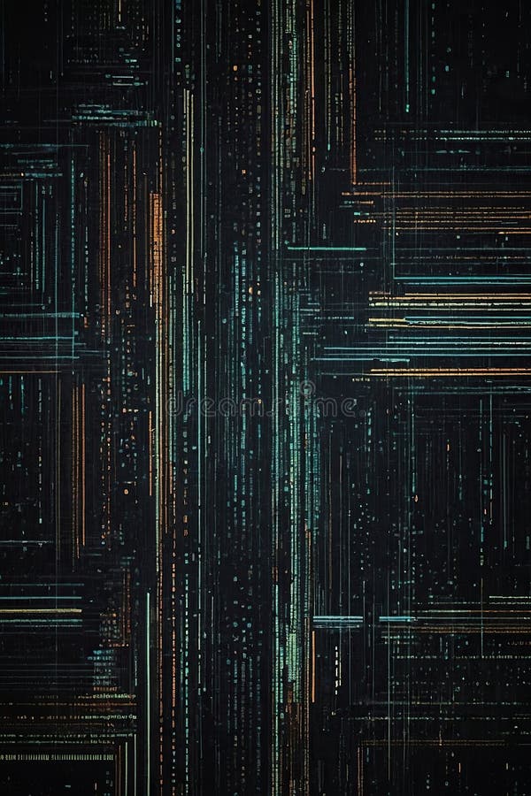 Digital Pixelated or Bit Patterns Symbolizing Data and Communication ...