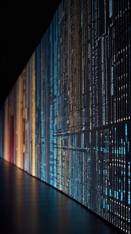 Digital Pixelated or Bit Patterns Symbolizing Data and Communication ...