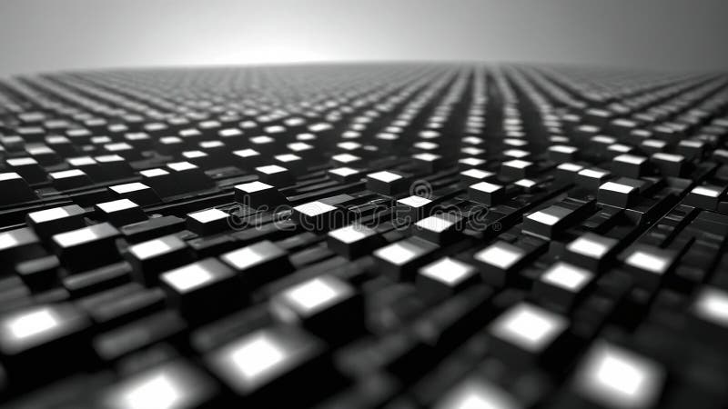 Digital Pixelated or Bit Patterns Symbolizing Data and Communication ...