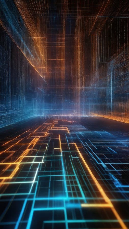 Digital Pixelated or Bit Patterns Symbolizing Data and Communication ...