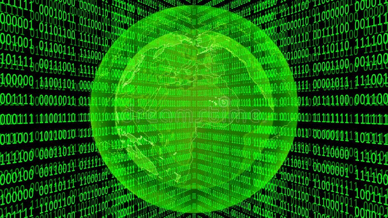 Digital Planet Earth Loopable Animation Stock Video - Video of light, digit: 145070331