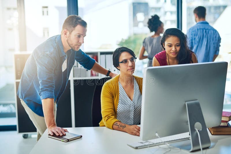 At the Forefront of Creative Excellence. Portrait of a Group of ...