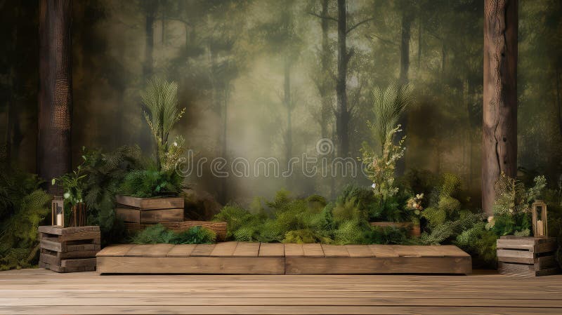 Digital Platform Studio Background Stock Illustration - Illustration of ...