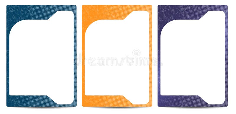 Sport or Game Player Card Frame Template Design Stock Vector ...
