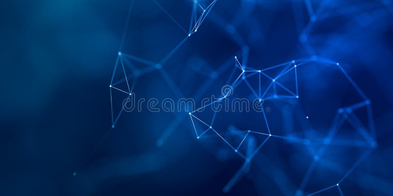 Digital Plexus Background, Big Data Visualization Background. Modern ...