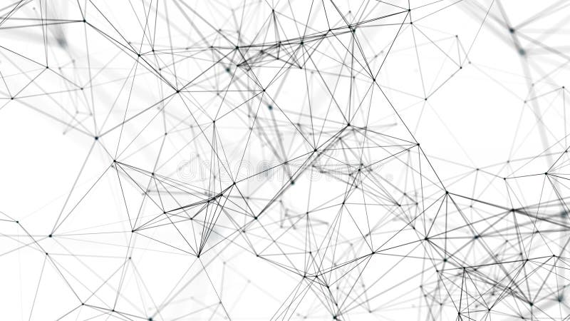 Digital Plexus of Many Glowing Lines and Dots. Stock Illustration ... Digital Plexus of Many Glowing Lines and Dots. Stock Illustration ...