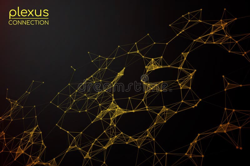 Digital Plexus of Glowing Lines and Dots. Futuristic Digital Background ... Digital Plexus of Glowing Lines and Dots. Futuristic Digital Background ...