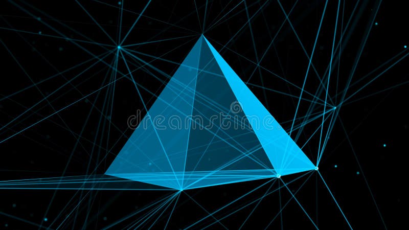 Digital Plexus of Many Glowing Lines and Dots. Stock Illustration ... Digital Plexus of Many Glowing Lines and Dots. Stock Illustration ...
