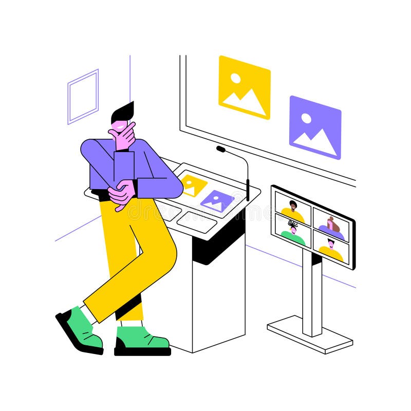 Classroom Cartoon Projector Stock Illustrations – 120 Classroom Cartoon ...