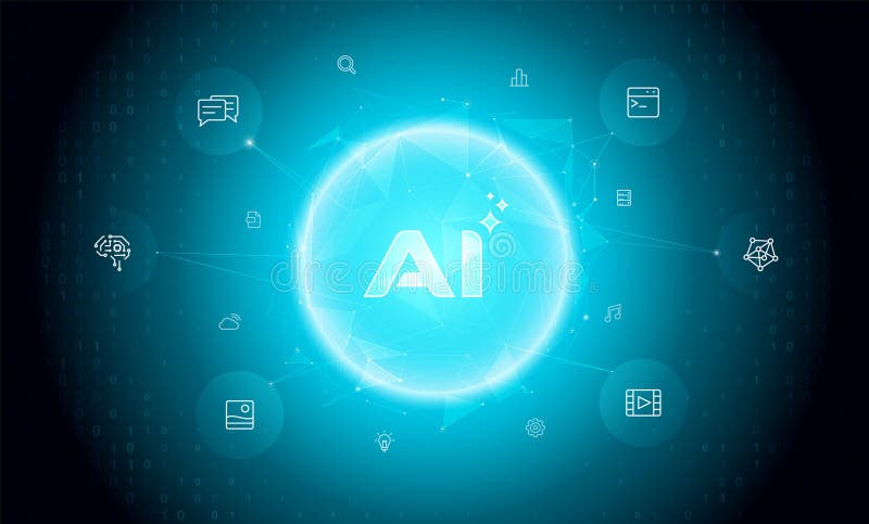 Generative Artificial Intelligence Concept Stock Illustrations – 9,578 ...
