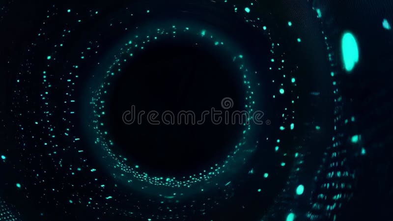A Digital Portal with Abstract Light Elements. Stock Video - Video of ...