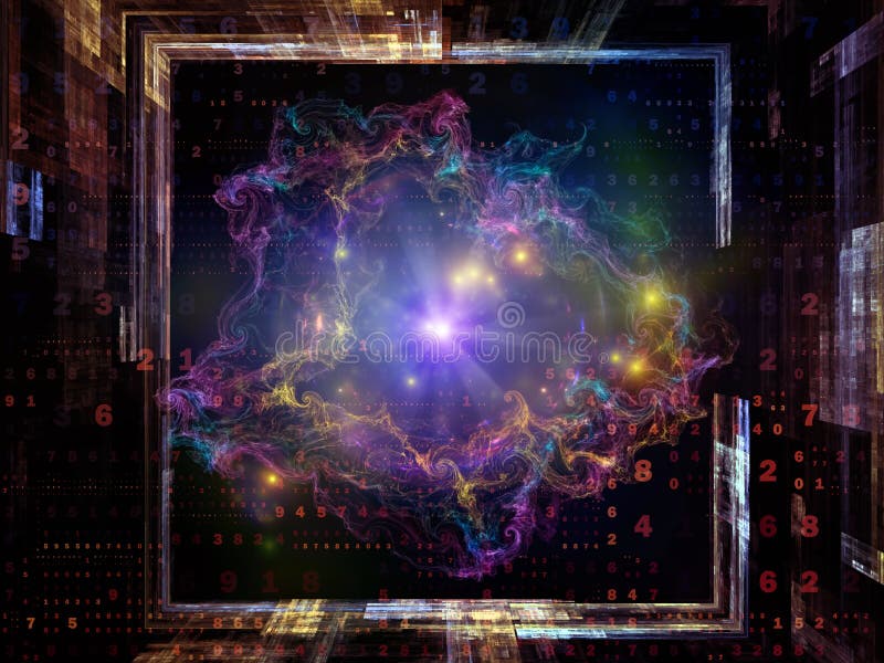 Digital Portal stock illustration. Illustration of science - 218805032