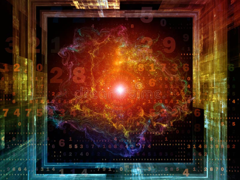 Digital Portal stock illustration. Illustration of integer - 216366960