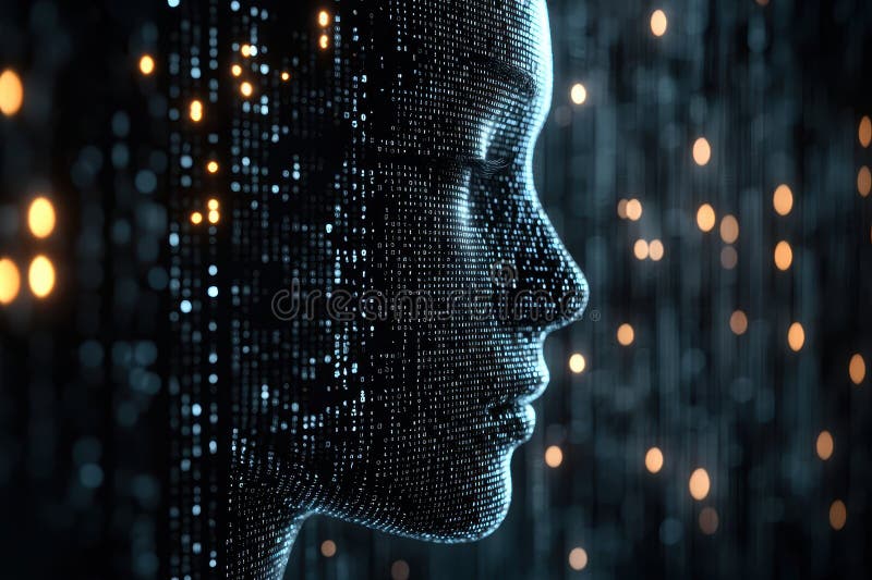 Digital Portrait of a Future Human Virtual Reality 3d Art Dark ...