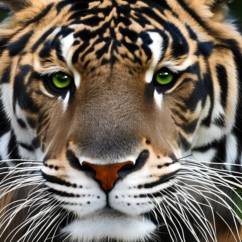 A Digital Portrait of a Mythical Creature, Combining Elements of ...