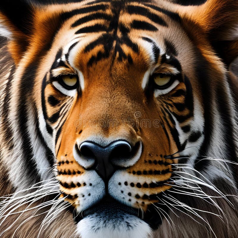 A Digital Portrait of a Mythical Creature, Combining Elements of ...