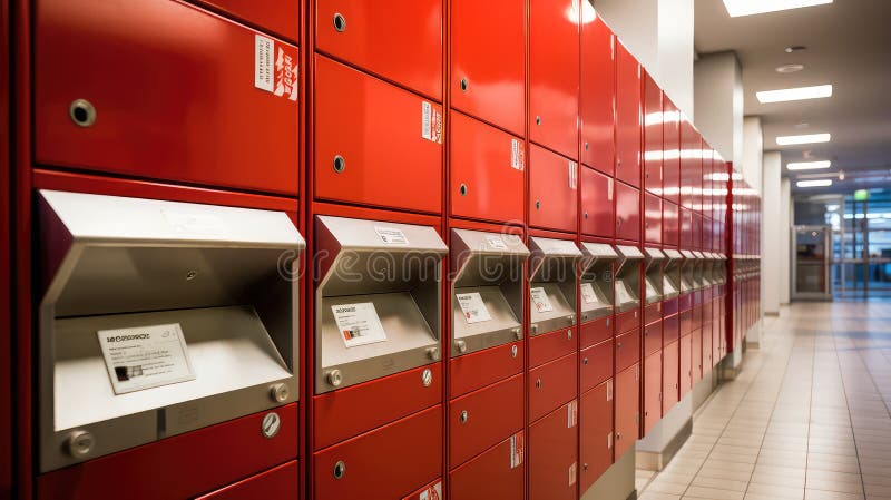 Digital post office box stock illustration. Illustration of urban ...