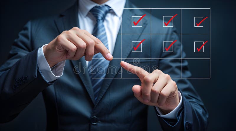 The Digital Precision of a Business Professional Interacting with an AI ...