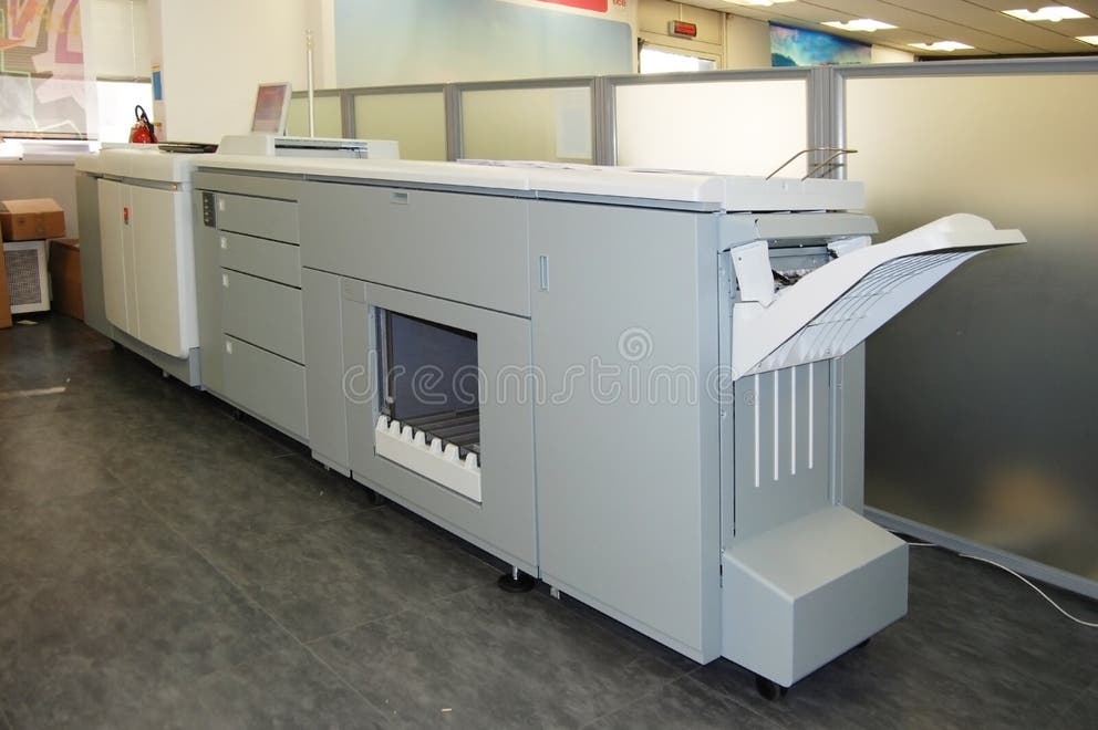 Digital Press Printing - Book Print Stock Photo - Image of format ...