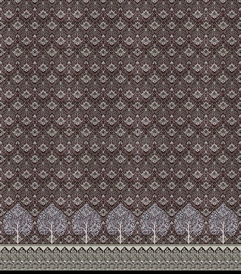 Digital Print Designs for Ladies Shirt Back Stock Illustration ...