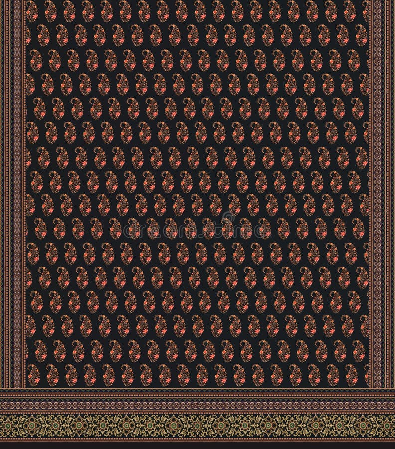 Digital Print Designs for Ladies Shirt Back New Stock Illustration ...