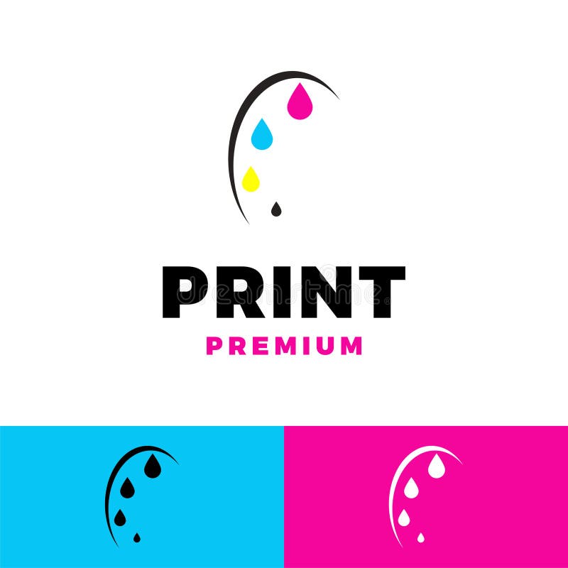Digital Print Icon Vector Logo Template Illustration Design Stock ...