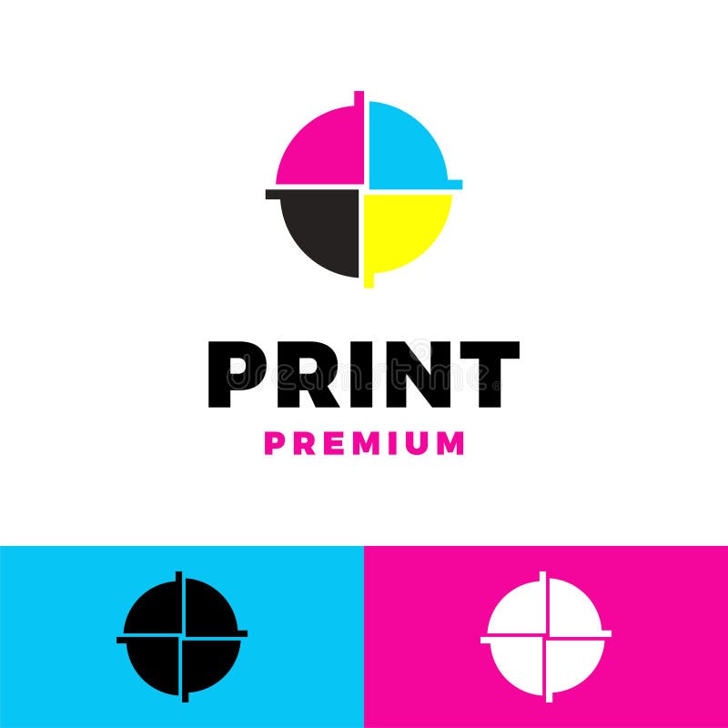 Digital Print Icon Vector Logo Template Illustration Design Stock ...