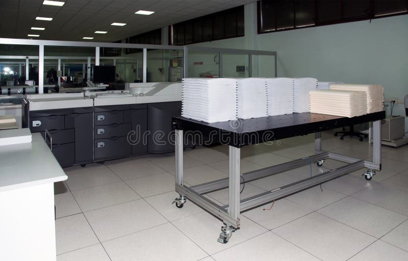 Digital Printer - Printing Machine Stock Image - Image of books ...