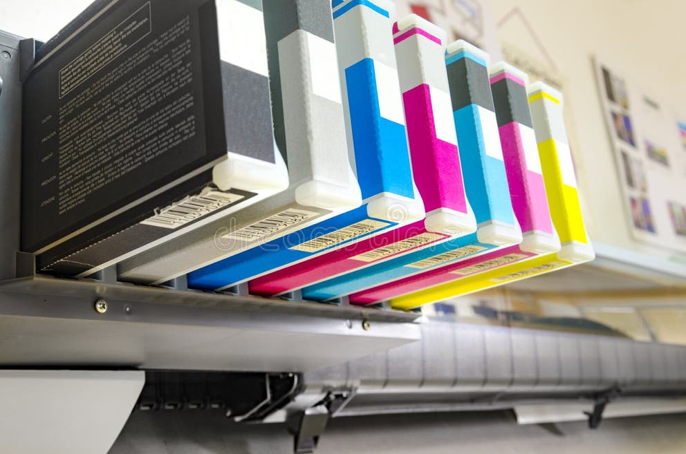 Digital printing cartriges stock photo. Image of industrial - 88033632