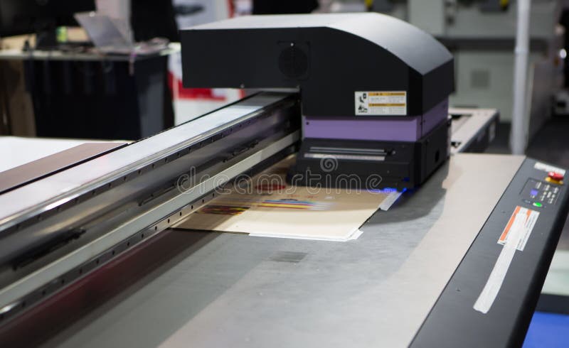 Digital printing machine stock photo. Image of factory - 262269170