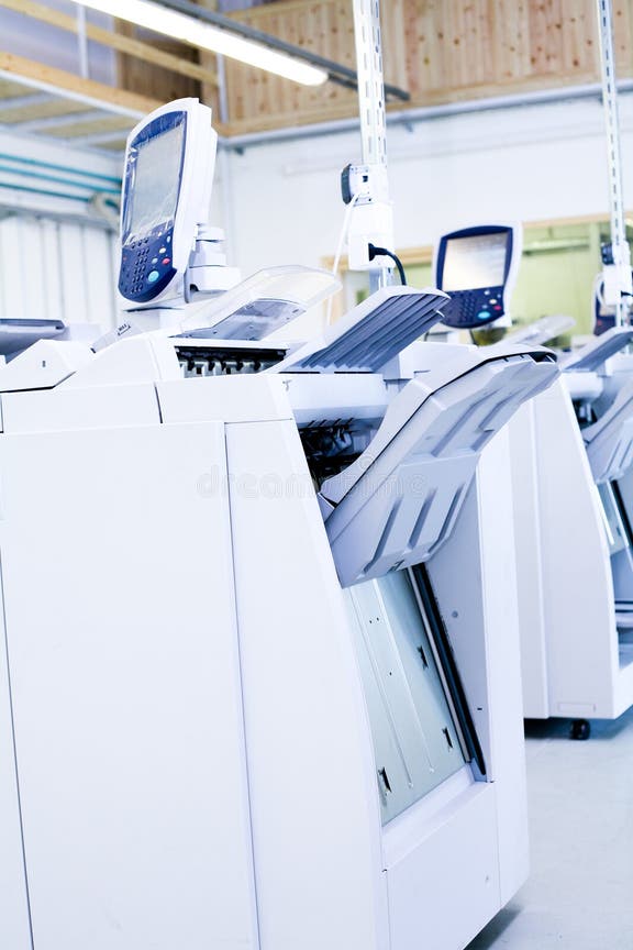 Digital printing machines stock photo. Image of digital - 8889942