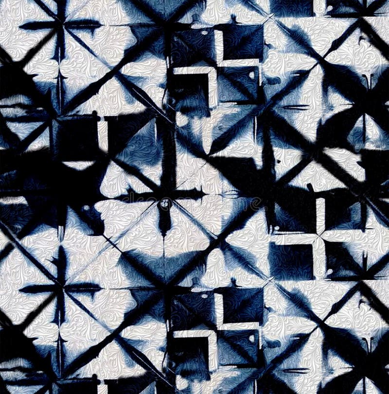 Digital Printing Textile Pattern Stock Illustration - Illustration of ...