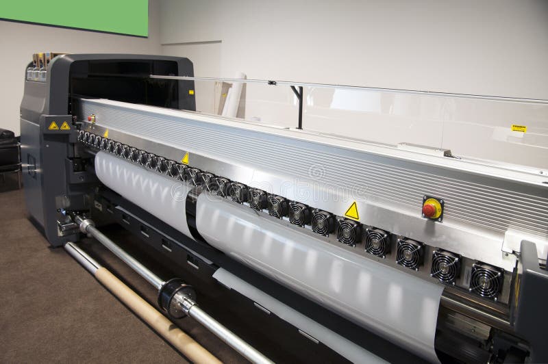 Digital Printing - Wide Format Stock Image - Image of medi, printers ...