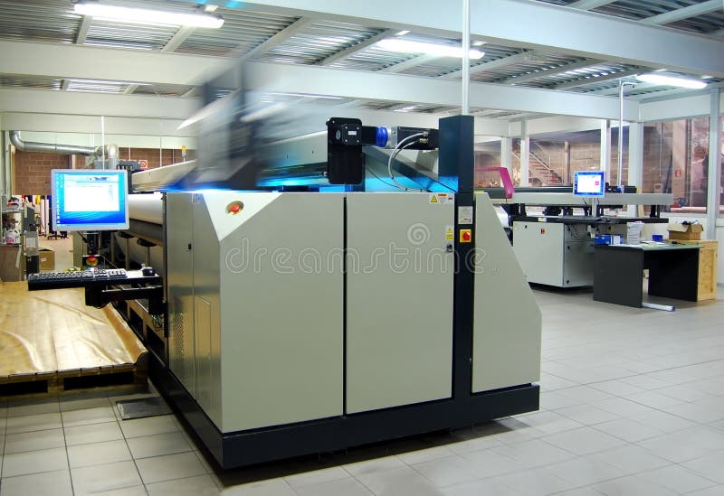 Digital Printing - Wide Format Stock Image - Image of metres, adhesive ...