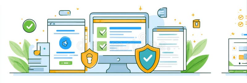 Digital Privacy Best Practices Checklist Featuring Browser Graphics and ...