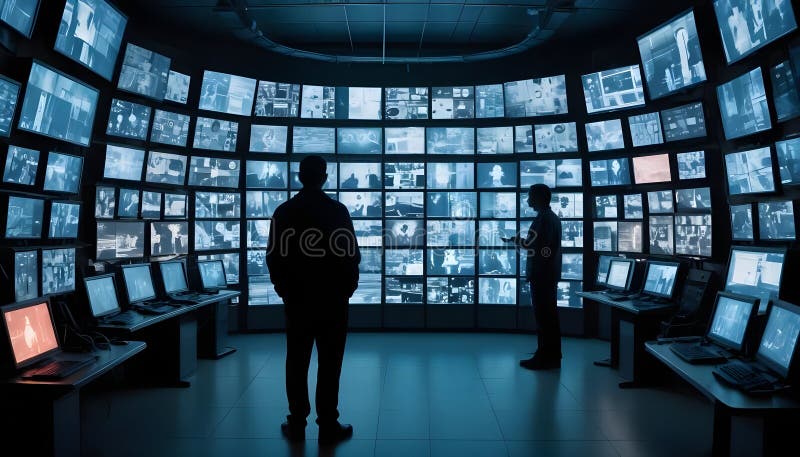 Digital Privacy and Security: Surveillance Society ConceptAI Generated ...