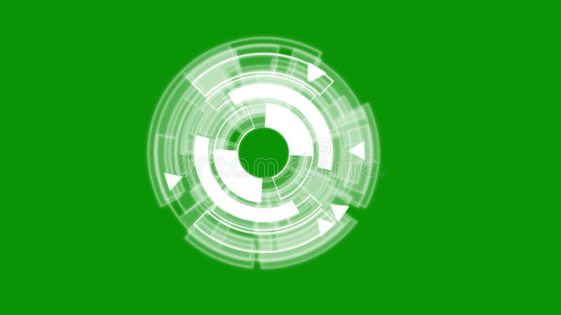 Digital Processing Motion Graphics with Green Screen Background Stock ...