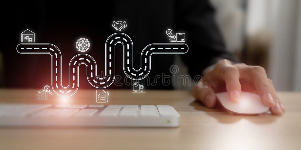 Digital Procurement and Supply Chain Management Concept. Digital ...