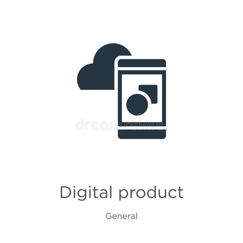 Digital Product Icon Vector. Trendy Flat Digital Product Icon from ...