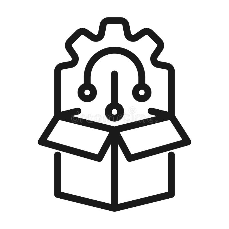 Digital Product Linear Icon. Product Development Collection Vector ...