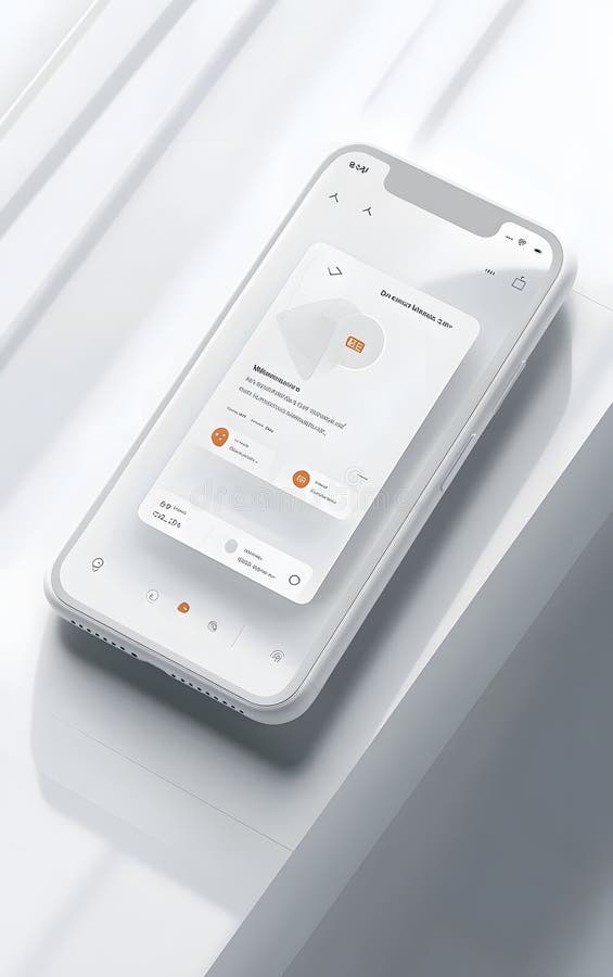 A Digital Product Prototype Mockup Showcasing a New App Interface ...