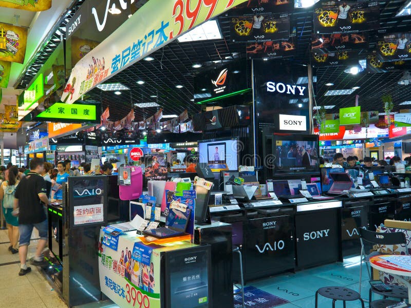 Digital products store editorial image. Image of entrance - 48450545