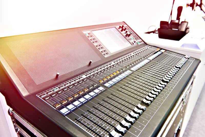 Digital Stereo Microscope with Monitor Stock Image - Image of display ...