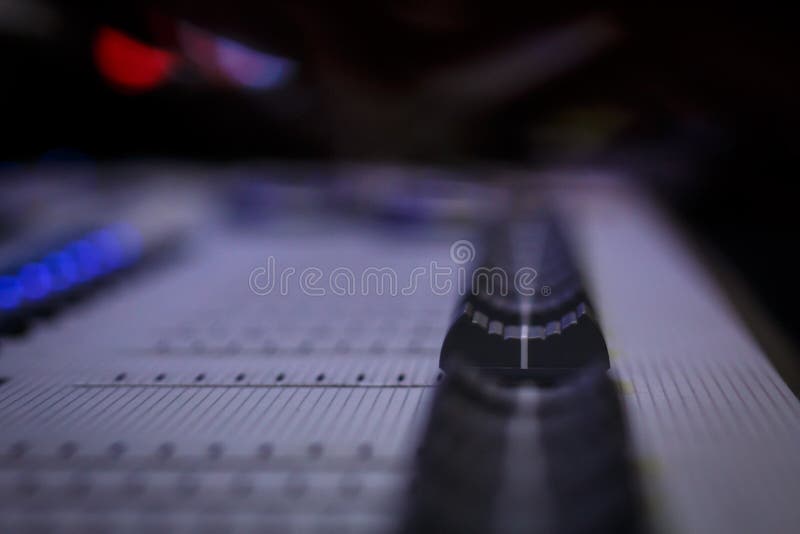 Digital Professional Lighting Design Console Stock Image - Image of ...