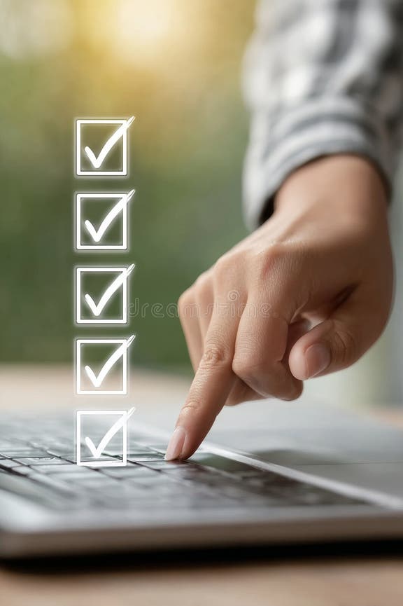 Digital Progress Checklist Interface with Connected Checkmarks and ...