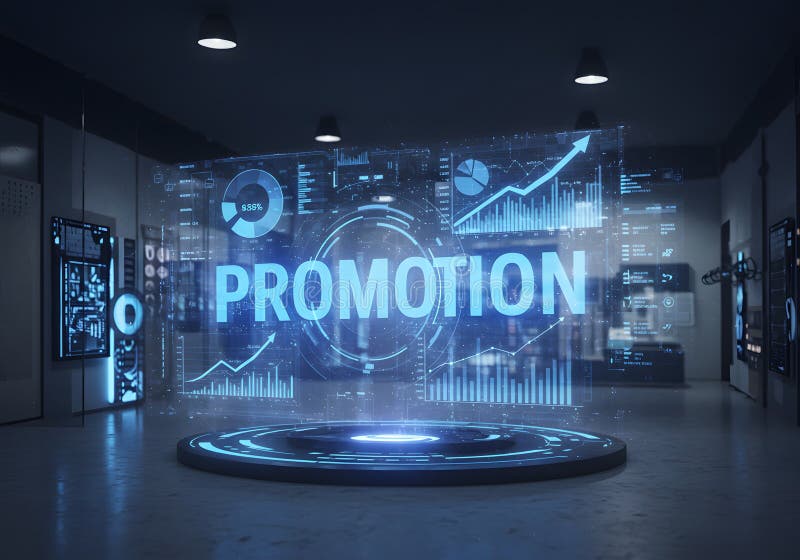 Digital Promotion Strategy Data Visualization Stock Illustration ...