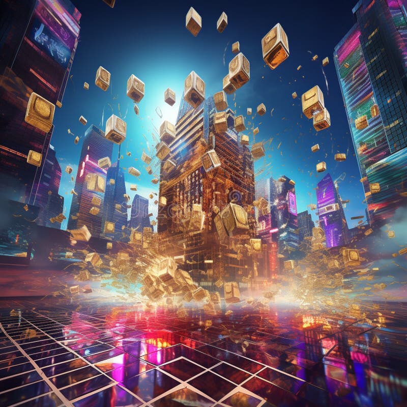 Digital Prosperity stock illustration. Illustration of world - 290936906