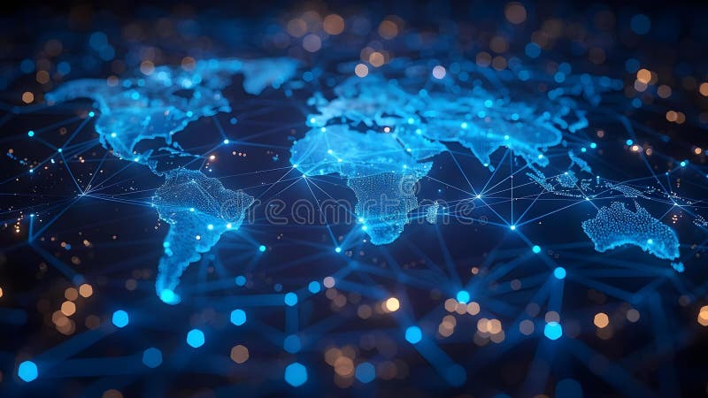 Digital Pulse of Global Connectivity. Concept Digital Transformation ...